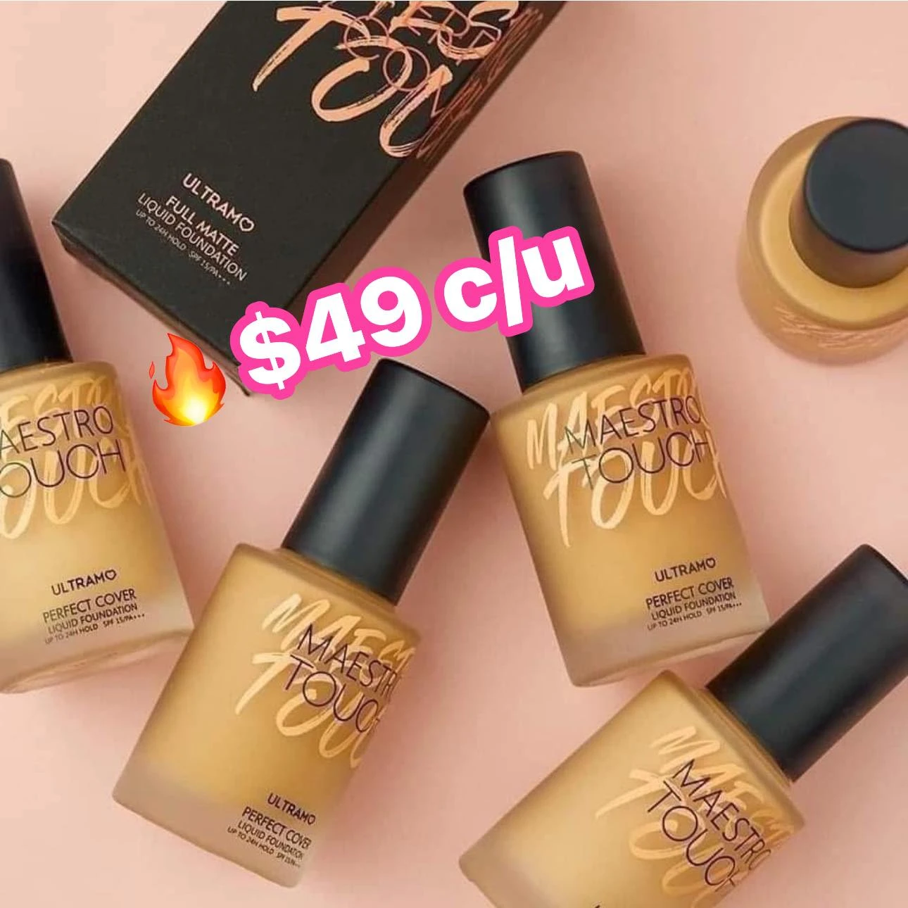 🔥BASE MAQUILLAJE MAESTRO TOUCH ULTRAMO🔥 6976551099302